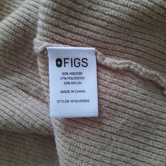 Figs | Sweaters | Figs Beige Loungewear Knit Sweater | Poshmark